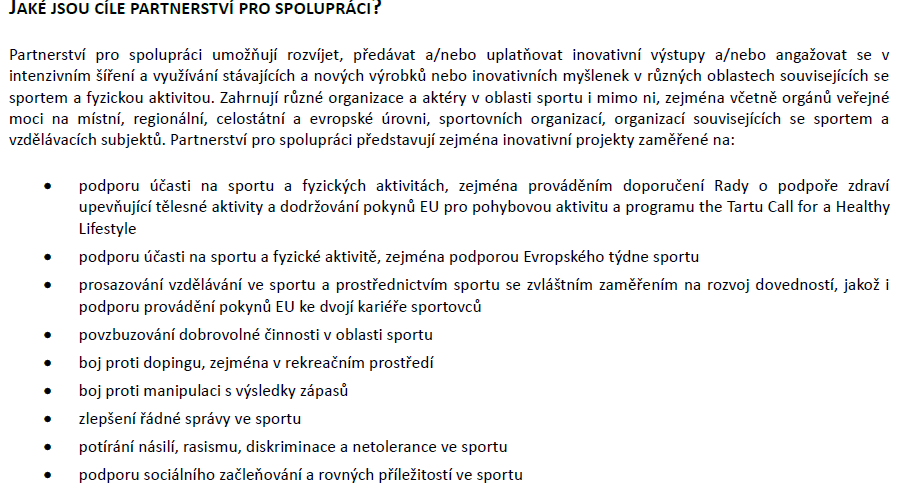 Seminář dotace Erasmus+ sport