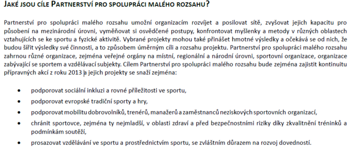 Seminář dotace Erasmus+ sport